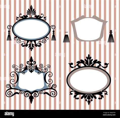 Set Of Decorative Vector Frames Stock Vector Image And Art Alamy