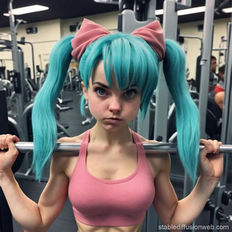 Bulma Haciendo Sentadillas Prompts Stable Diffusion Online