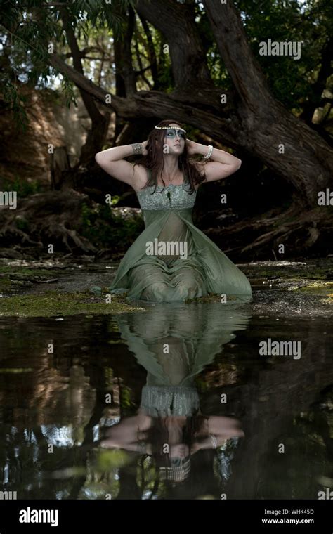 Woman Reflection Water Hi Res Stock Photography And Images Alamy