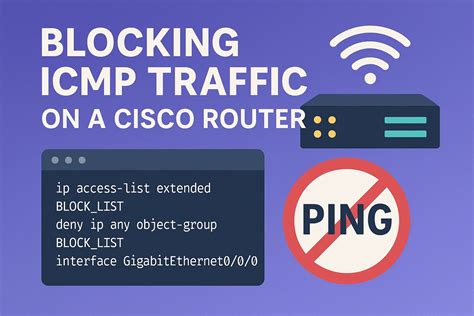 How To Block Icmp Traffic On A Cisco Router Using Acls
