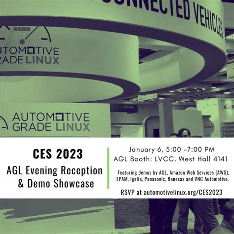 Automotive Grade Linux On Linkedin Automotive Grade Linux At Ces Linux Foundation Events