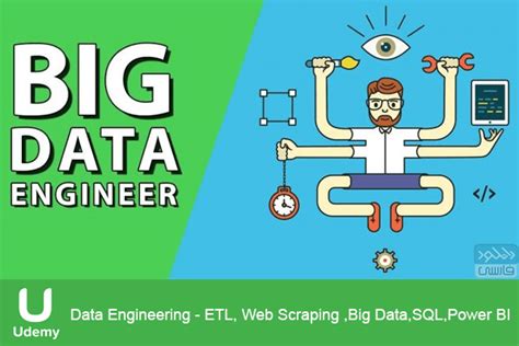 دانلود فیلم آموزشی udemy data engineering etl web scraping big data