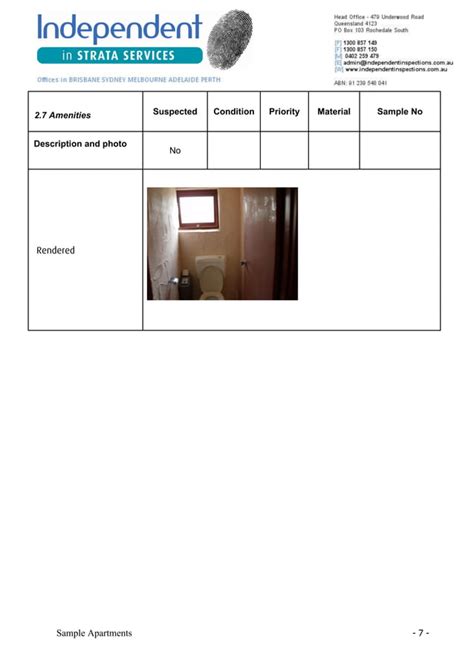 Sample Apartments Asbestos Report Pdf