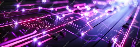 Premium Photo Cybernetic Pulse Abstract Digital Networks And Electronic Circuits A Vision Of