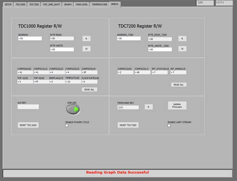 TDC TDC EVM Problems Regarding Readings Measurements In Both Air And Liquid Sensors