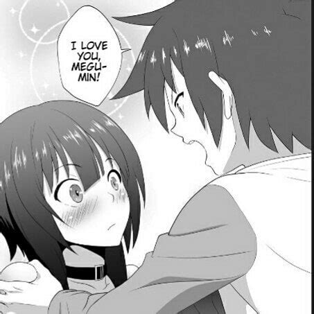 Light Novel Konosuba Kazuma And Megumin