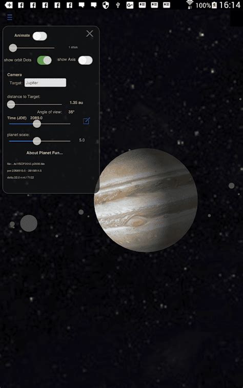 cross platform 4d solar system simulation is built in delphi