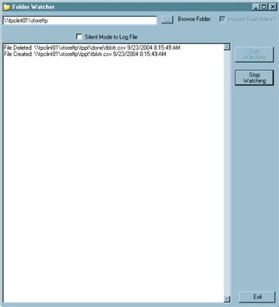 Advanced Filesystemwatcher Codeproject