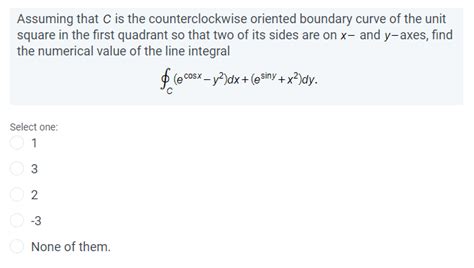 solved assuming that c is the counterclockwise oriented