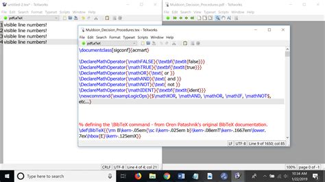 Open Texworks Laderchat