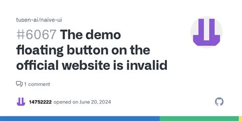 The Demo Floating Button On The Official Website Is Invalid Issue