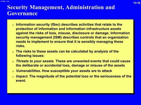 Information Security Lecture Slides Ppt