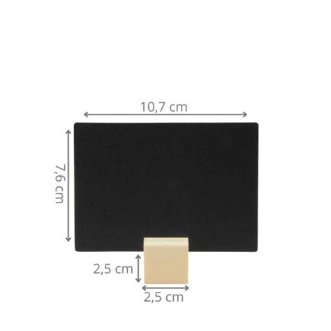 6 étiquettes ardoise avec support 8 cm x 11 cm a7 on range tout