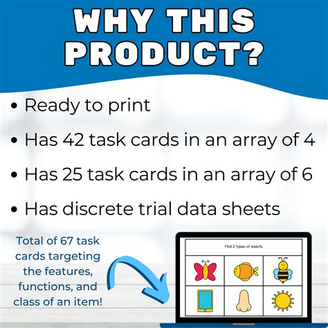 Lrffc Aba Verbal Behavior Array Of 4 And 6 Task Cards Feature Function