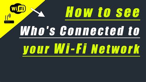 How To See Whos Connected To Your Wi Fi Network How To See Whos Connected To Your Wifi