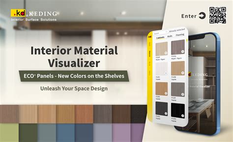 Interior Material Visualizer Eco Panels New Colors On The Shelves Keding