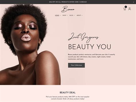 Cosmetic Website Templates