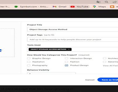 Database Storage Object Storage Access Method In Indonesia Behance