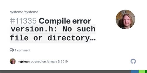 Compile Error `versionh No Such File Or Directory` When Only Building