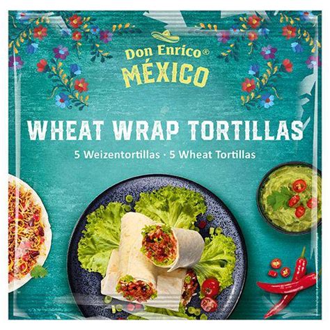 Don Enrico Wheat Wrap Tortillas 5 Weizentortillas 350 G Bei Rilade