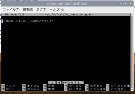 Raspberry Pi OS bitベータ版でrpi eeprom update ラズパイダ