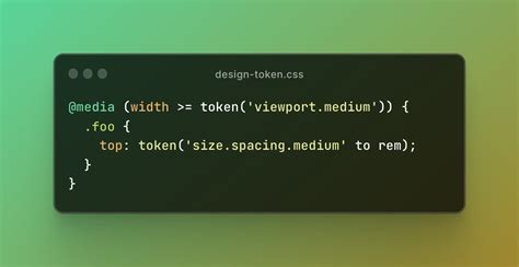 CSS Tools On Twitter Our Design Tokens Plugin For PostCSS Also Got