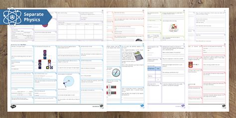 Physics Revision Mats AQA GCSE Separate Science Beyond