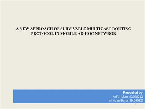 mobile ad hoc networking ppt