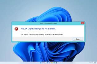 Solved You Are Not Currently Using A Display Attached To An Nvidia GPU