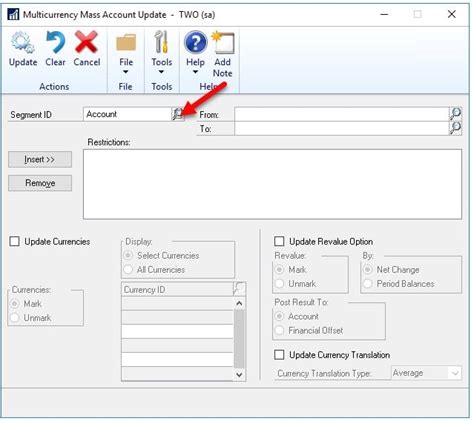 Microsoft Dynamics Gp Error Message Currency Id Not Selected