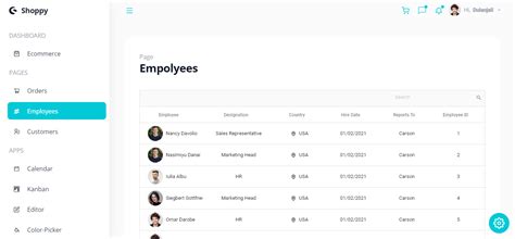 Github Dulanjalisenarathnareact Admin Dashboard React Js Admin