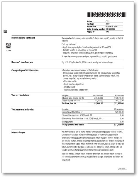 Irs Audit Letter Cp11 Sample 1