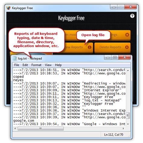 How To Log Key Strokes Key Logger Free