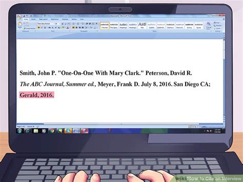 Ways To Cite An Interview WikiHow
