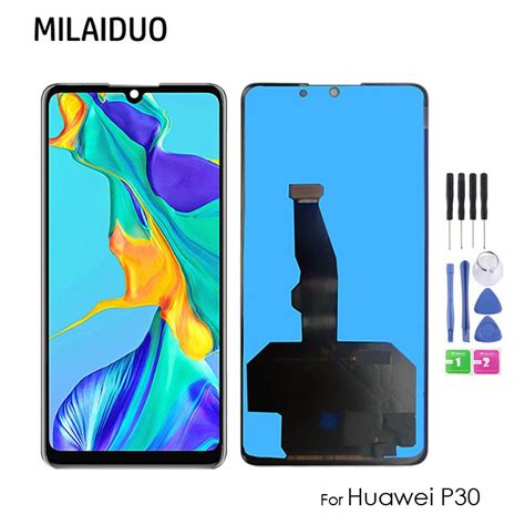 Amoled TFT 6 1 LCD For Huawei P30 LCD With Frame Touch Screen Huawei P30 ELE L29 ELE L09 ELE