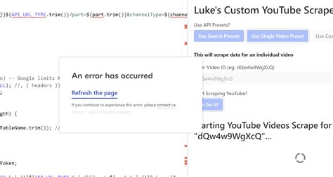 An Error Has Occurred On Script Extension Airtable Community