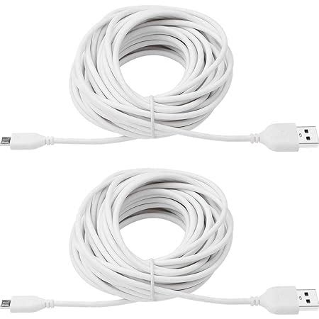 Amazon Com Ft Power Extension Cable Compatible With Wyze Cam Zmodo Blink Mini Oculus Go