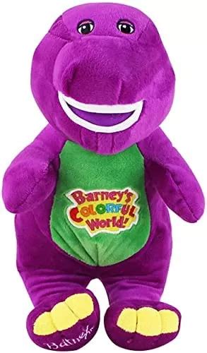 Muñeco De Peluche De Dinosaurio Morado Barney 30 Cm Envío Gratis