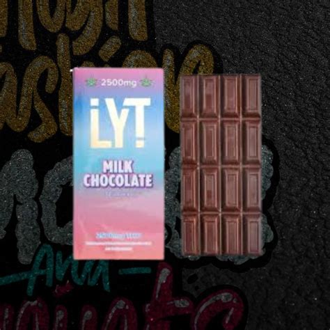 Lyt Thc Chocolate Bars 2500 Mg High Fashion Smokes And Prints