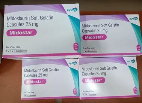 Midostar 25mg At ₹ 15000 Box Midostaurin Capsules In Mumbai Id 2855324700048
