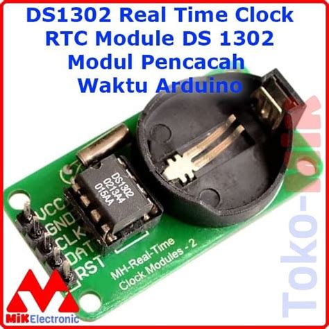 Ds1302 Real Time Clock Rtc Module Ds 1302 Modul Pencacah Waktu Arduino Lazada Indonesia