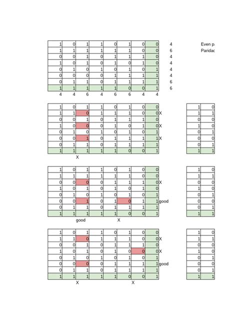 Parity Bits Exercises Pdf Data Transmission Encodings