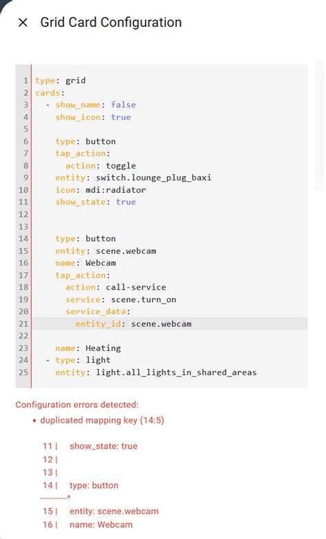 Problem Setting Scene Button In Grid Rhomeassistant