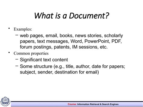 Information Retrieval Lecture 1 Pptx Intro Pptx