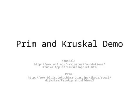 PPT Prim And Kruskal Algorithm DOKUMEN TIPS
