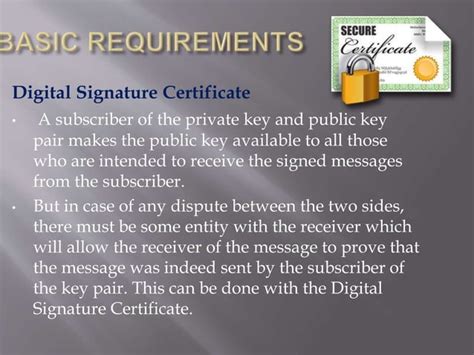 Digital Signature Ppt PPTX Digital Signature Ppt PPTX