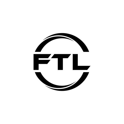 Ftl Letter Logo Design In Illustration Vector Logo Calligraphy