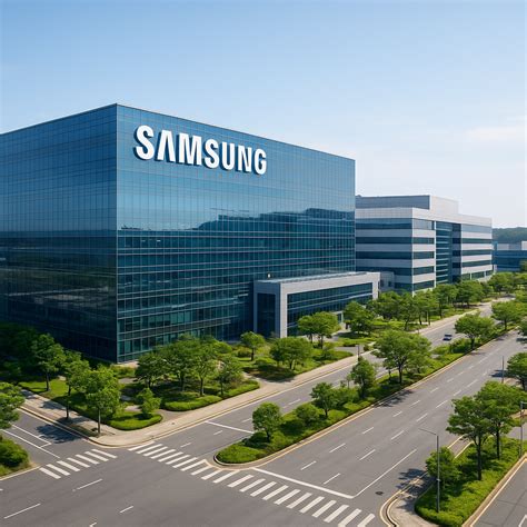 Samsung Electronics Complex Suwon Korea Południowa Przemysłowcy