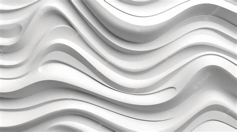 Premium Photo Abstract Design Of White Wave Pattern Generated By Ai