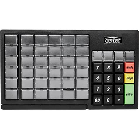 Teclado Gertec Preto Tec 55 Usb 00408522 Martins Atacado